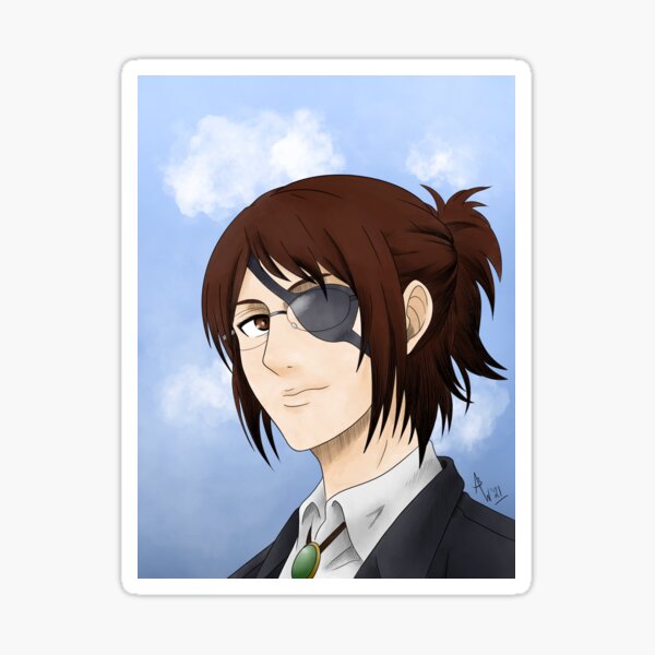 "Hange Season 4" Sticker by otaku-art | Redbubble