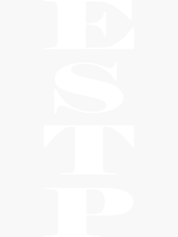 "MBTI ESTP" Sticker for Sale by T-MJL | Redbubble