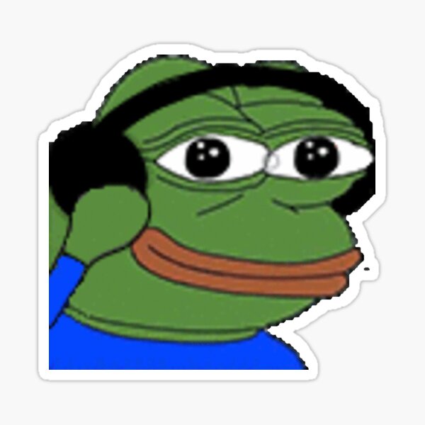 "PepeJAM " Sticker for Sale by rylee2020 | Redbubble