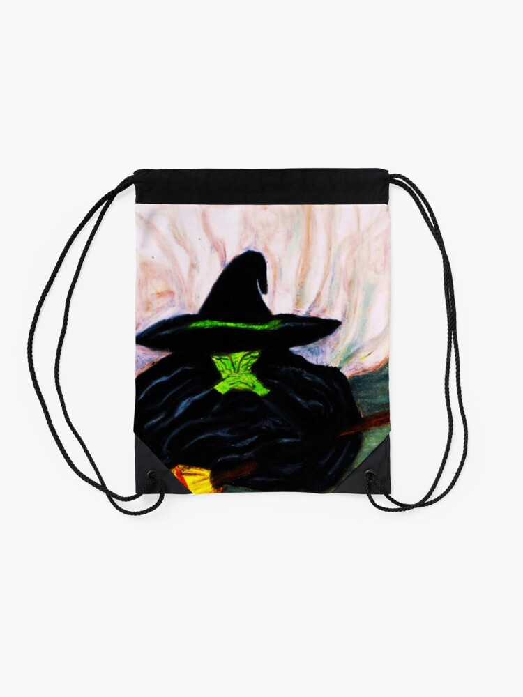 "WIZARD OF OZ, MELTING WICKED WITCH" Drawstring Bag for Sale by ...