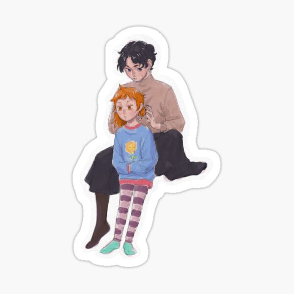 "miwa and natsu 1" Sticker for Sale by hazwqste | Redbubble