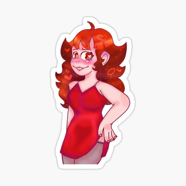 "Gf from fnf" Sticker for Sale by GreenCheeae | Redbubble
