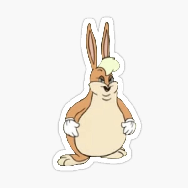 "Big Lady Chungus" Sticker for Sale by StrangerBlings | Redbubble