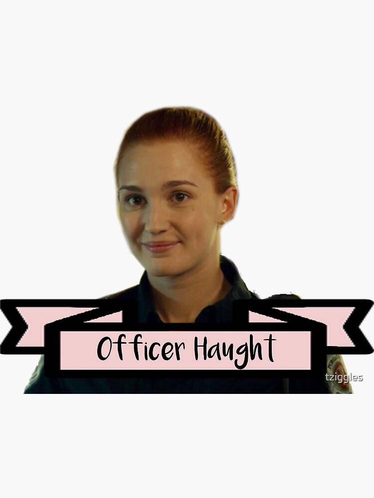 "Officer Nicole Haught from Wynonna Earp" Sticker by tziggles | Redbubble