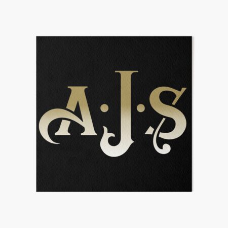 "AJS Motorcycle Logo" Art Board Print by malahrera | Redbubble