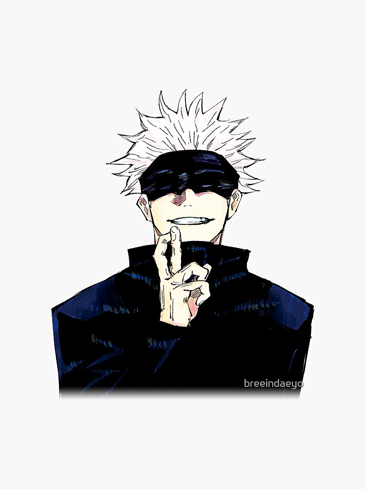 Pegatina «expansión del dominio gojo vacío infinito» de breeindaeyo ...