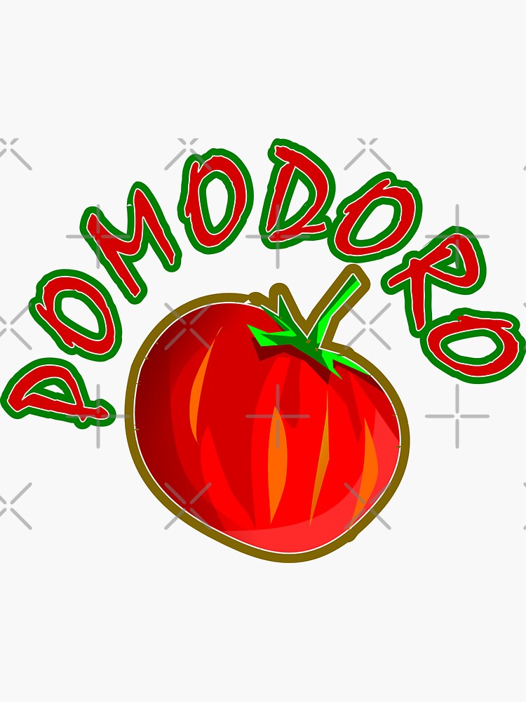 "Tomato red, POMODORO, souvenir Italia" Sticker by DeAmors | Redbubble