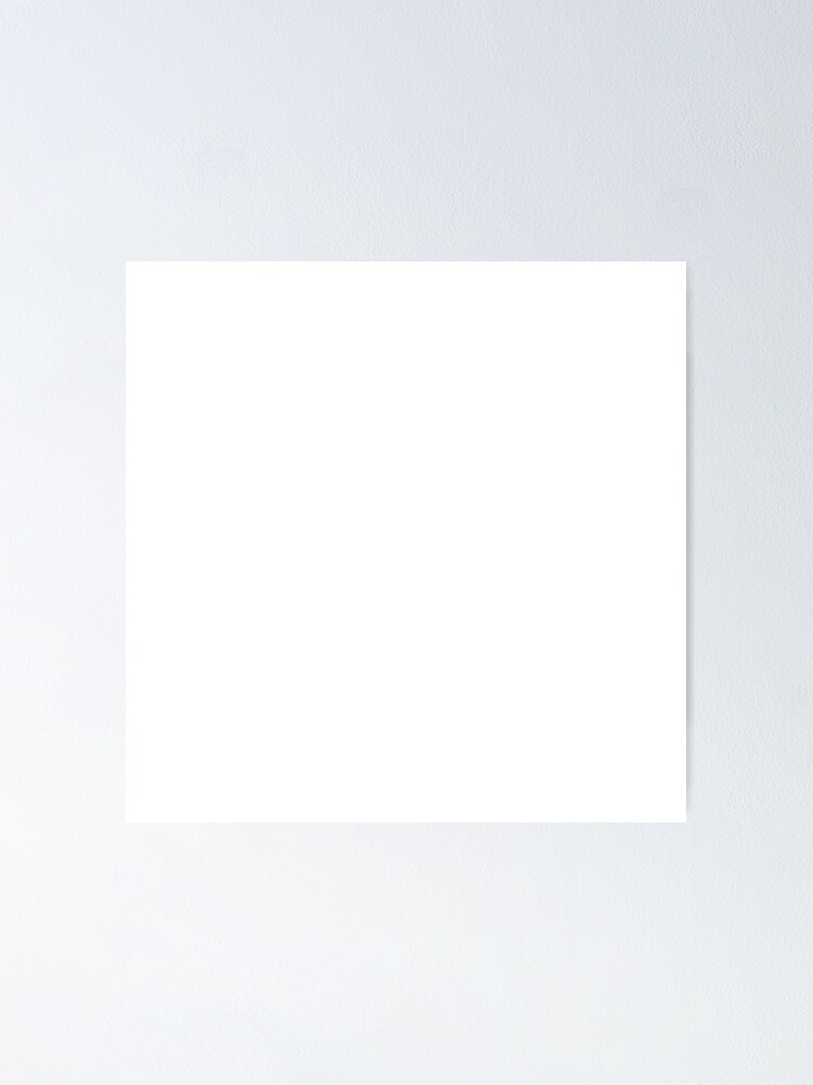 "Pure White Solid Color" Poster for Sale by nessalunas | Redbubble