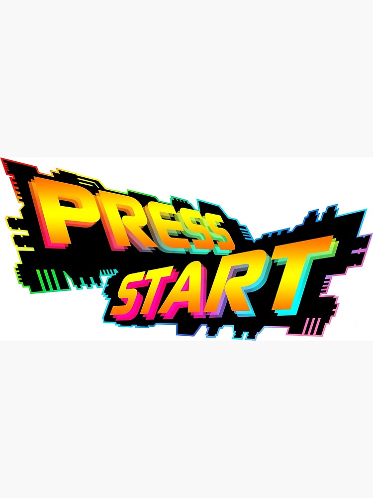 "Press-Start Logo" Art Print by Press-Start | Redbubble