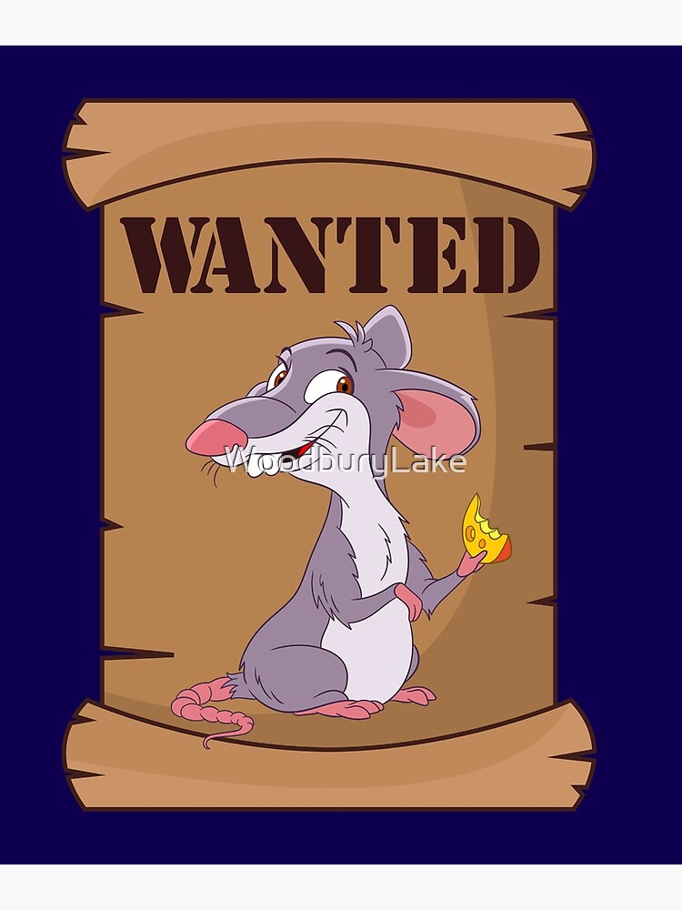 "Mouse Wanted Dead Or Alive " Poster for Sale by WoodburyLake | Redbubble