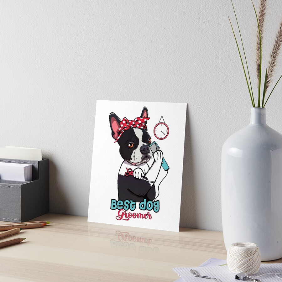 Cute Dog Groomer Gift For Women Dog Grooming Art Board Print By MrEddie10 Redbubble cute-dog-groomer-gift-for-women-dog-grooming-art-board-print-by-mreddie10-redbubble