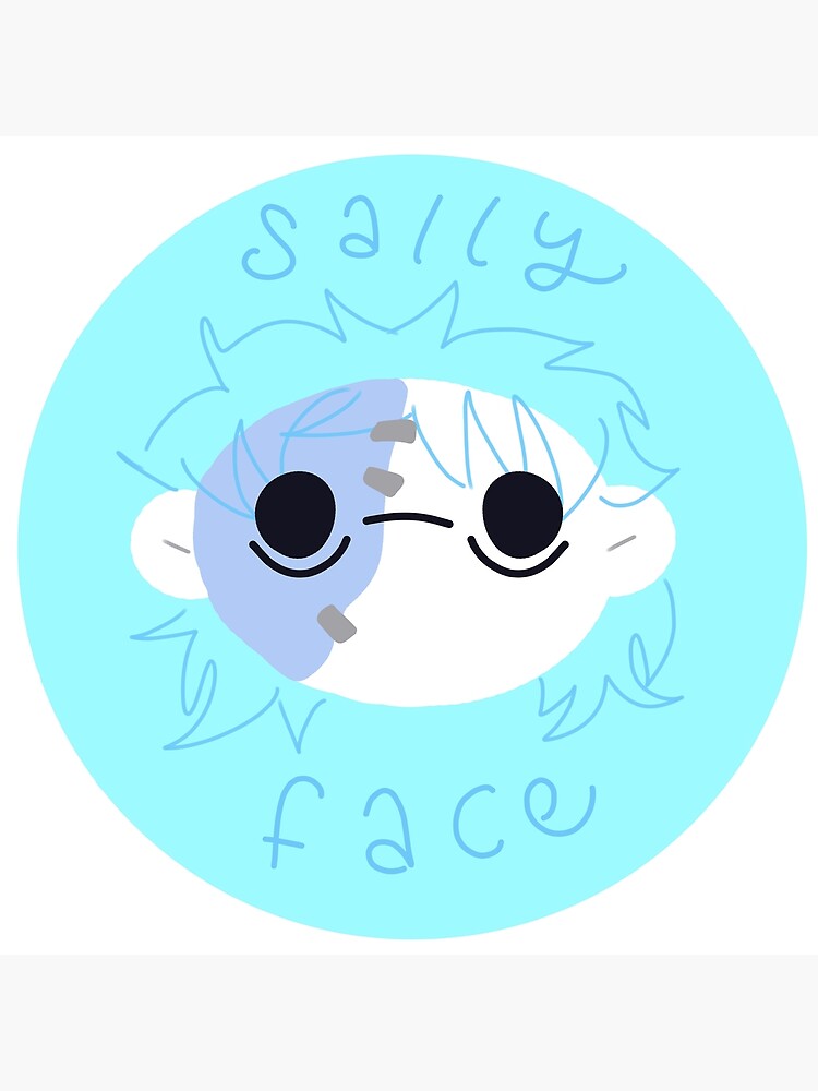 "Sally Face Round Sticker" Poster for Sale by Clayandcandy | Redbubble