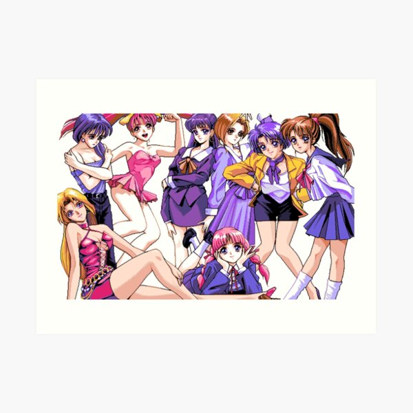 "PC 98 Birthdays Computer Game Art Cute Anime Girl 70s 80s 90s Retro ...