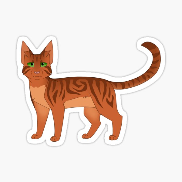 "Firestar - Warrior cats" Sticker for Sale by moon-feather | Redbubble
