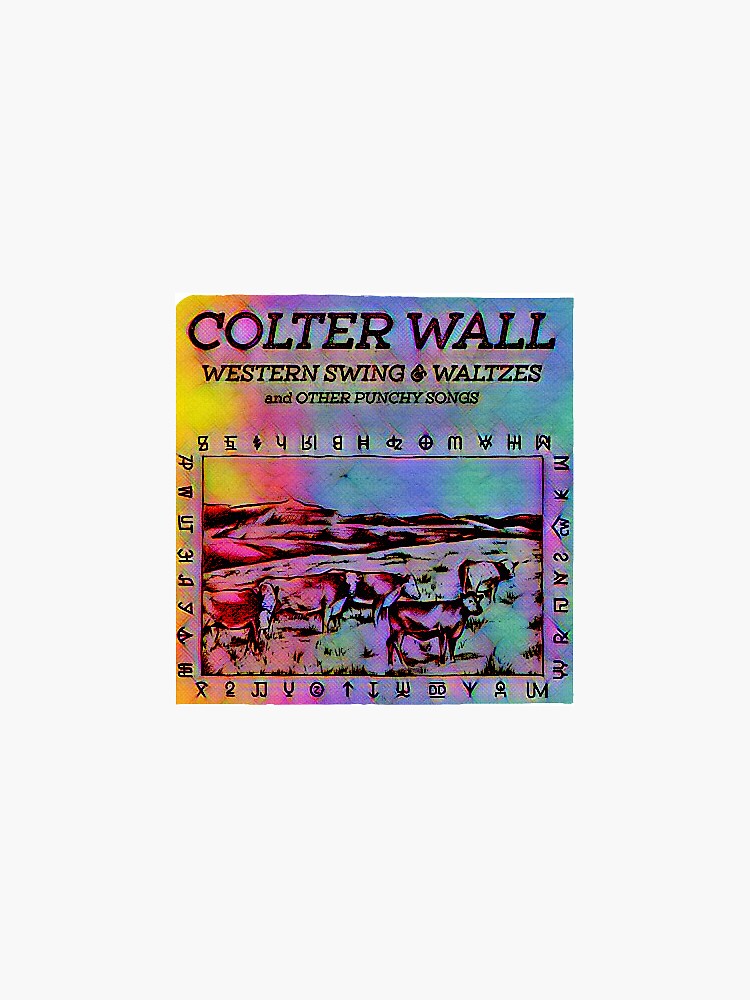 "Trippy Colter Wall" Sticker for Sale by rattledwack | Redbubble