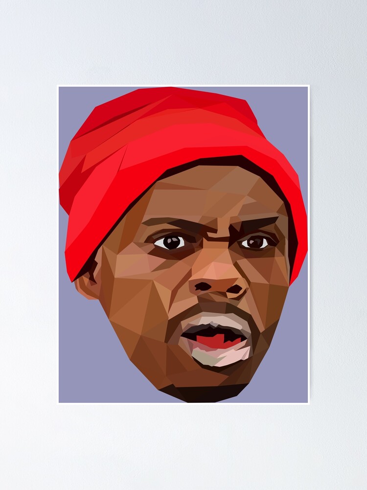 "Tyrone biggums low poly art" Poster by kingswag | Redbubble