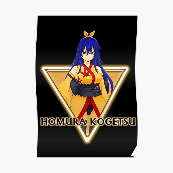 "HOMURA KOGETSU TRI" Poster for Sale by alvinsans | Redbubble