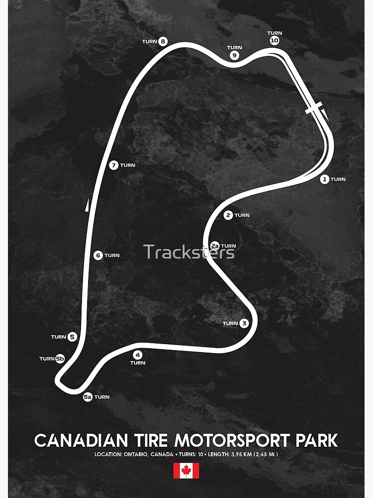 Canadian Tire Motorsport Park Layout Tracing The Colorful, Surprising