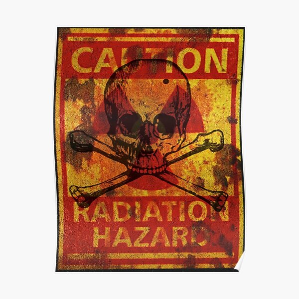 "Radiation Hazard" Poster by Artisimo | Redbubble