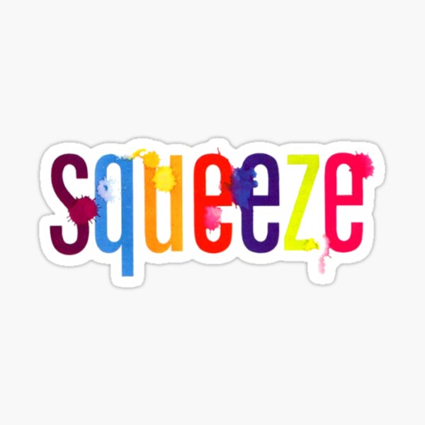 "SQUEEZE BAND" Sticker by turosekilo | Redbubble