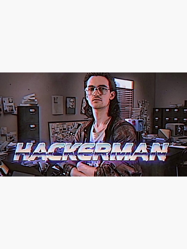 "Hackerman (Kunf Fury)" Sticker by Retrolendo | Redbubble