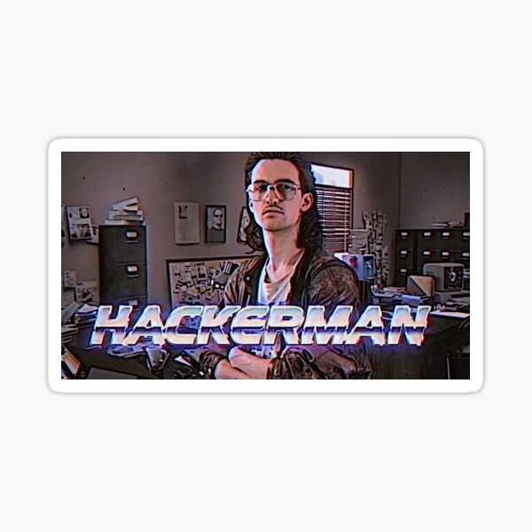 "Hackerman (Kunf Fury)" Sticker by Retrolendo | Redbubble