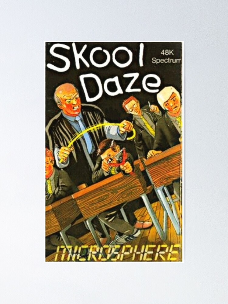 "ZX Spectrum Skool Daze video game " Poster by Loubie2 | Redbubble