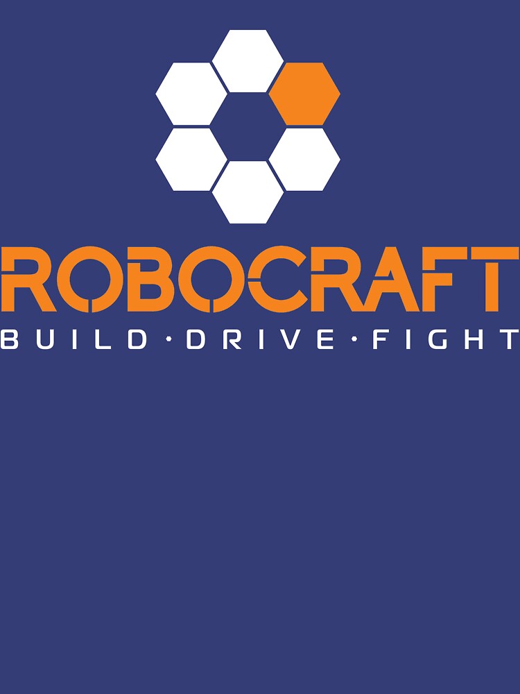 "Robocraft Logo (White)" T-shirt for Sale by ROBOCRAFT | Redbubble ...