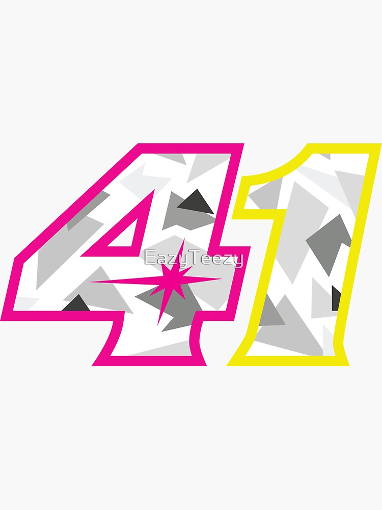 "Aleix Espargaro Number 41" Sticker for Sale by EazyTeezy | Redbubble