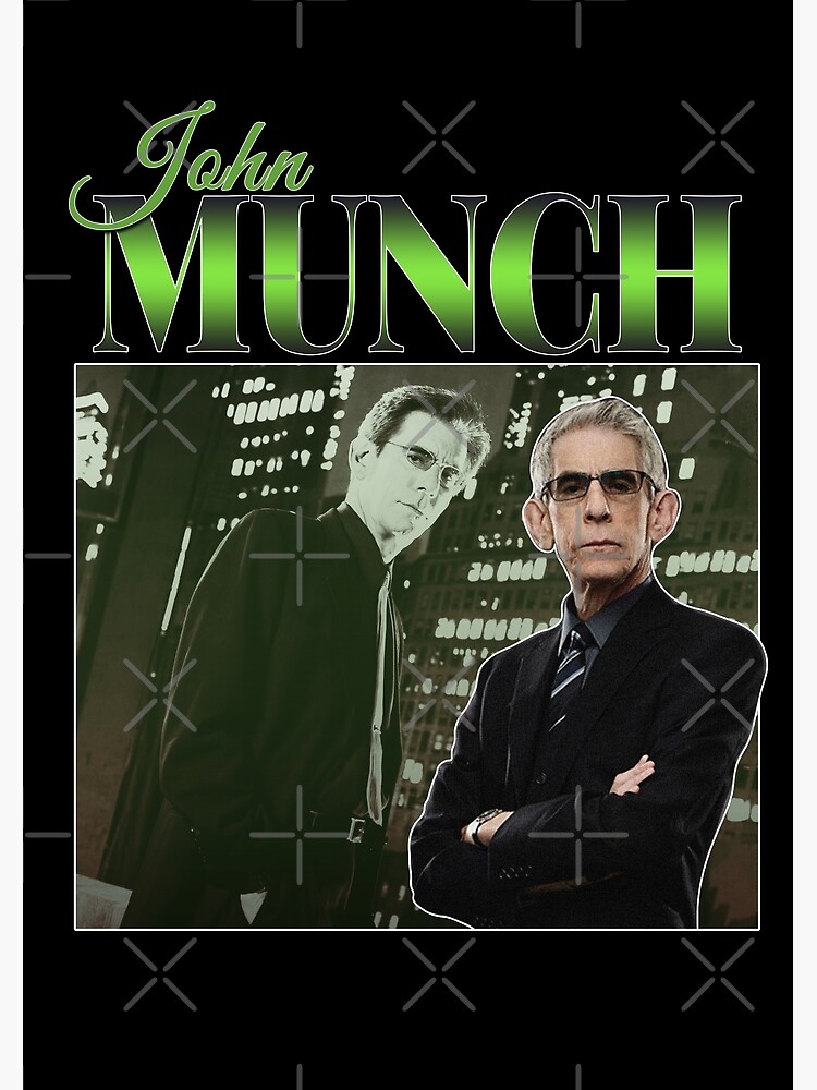 "John Munch 90s Inspired Vintage Homage" Poster by 041000 | Redbubble