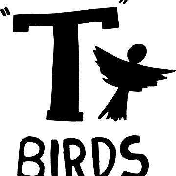 "T Birds Logo" Sticker by Leyzel | Redbubble