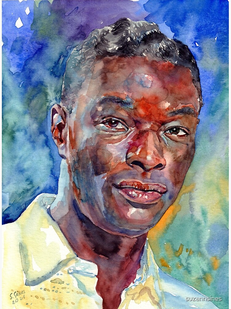 "Nat King Cole Portrait" Poster for Sale by suzannsines | Redbubble