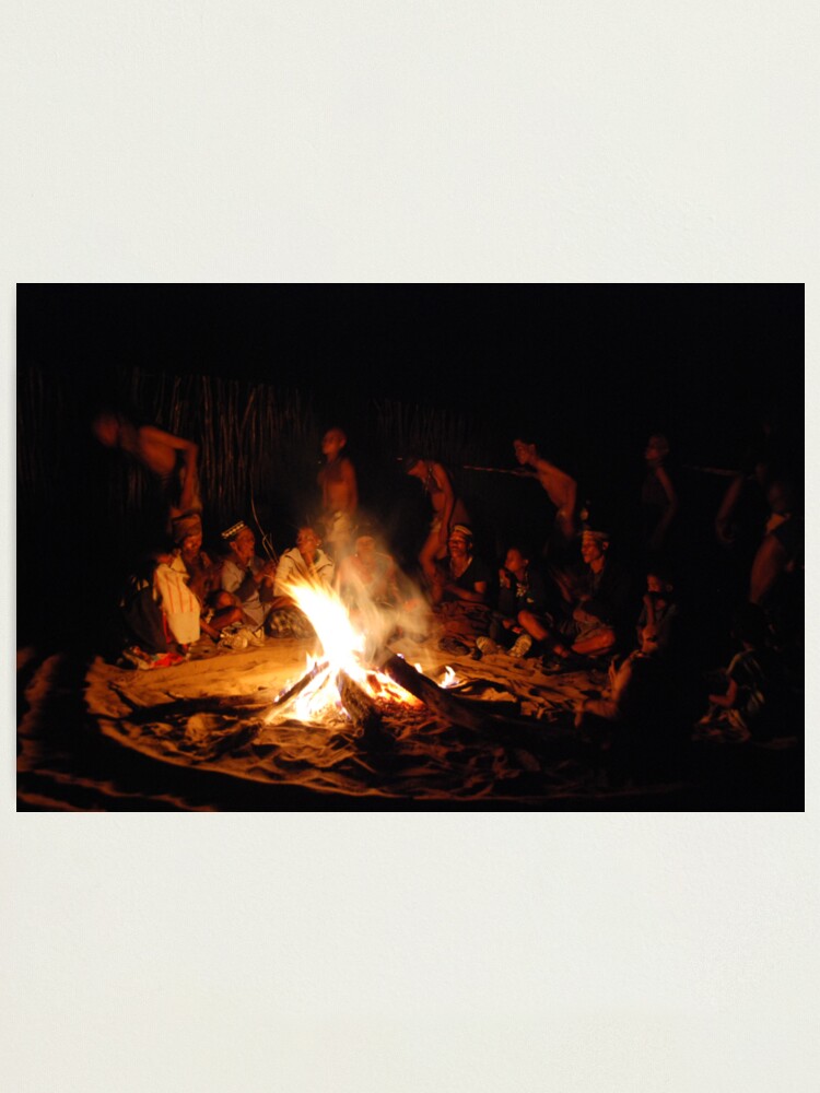 "San (Kalahari) Bushmen's Healing Ceremony, Botswana" Photographic ...