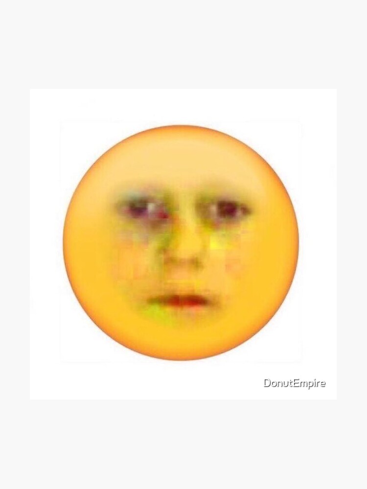 "Cursed Moon" Sticker for Sale by DonutEmpire | Redbubble