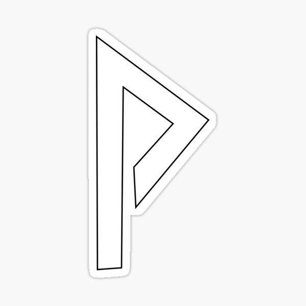 "P – Greek Mythology - White Letter P " Sticker for Sale by ...