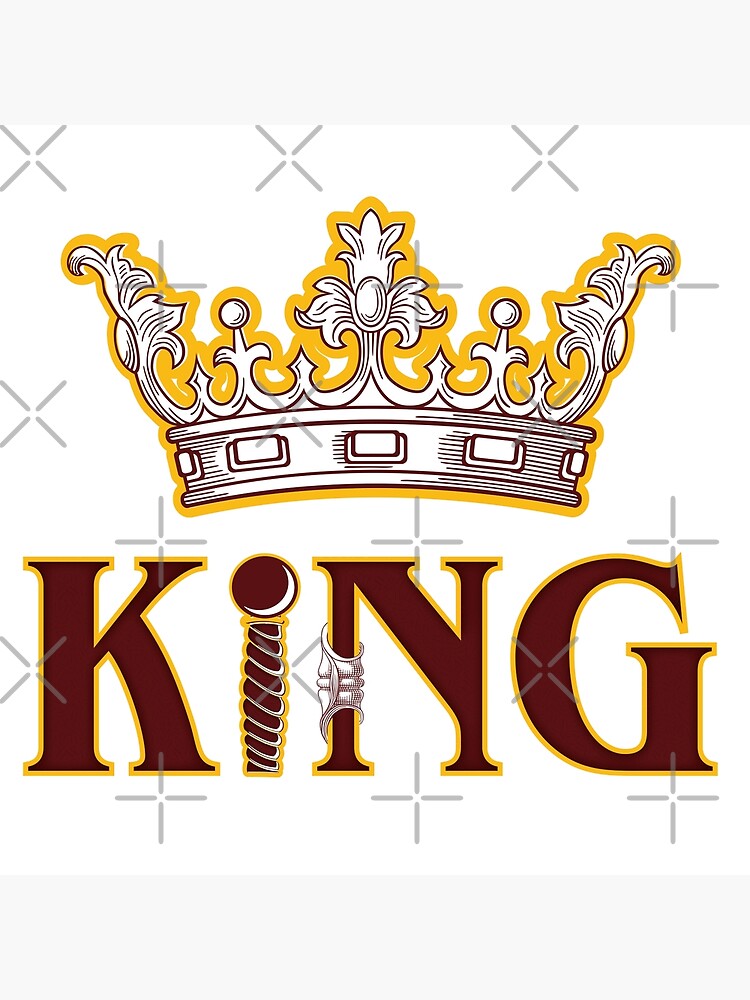 "Crowned King Text Design | Original Edition - Born a King Collection ...
