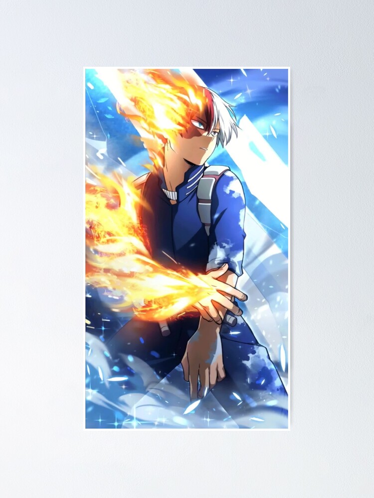 "My Hero Academia Todoroki Shoto" Poster by Marucchi | Redbubble