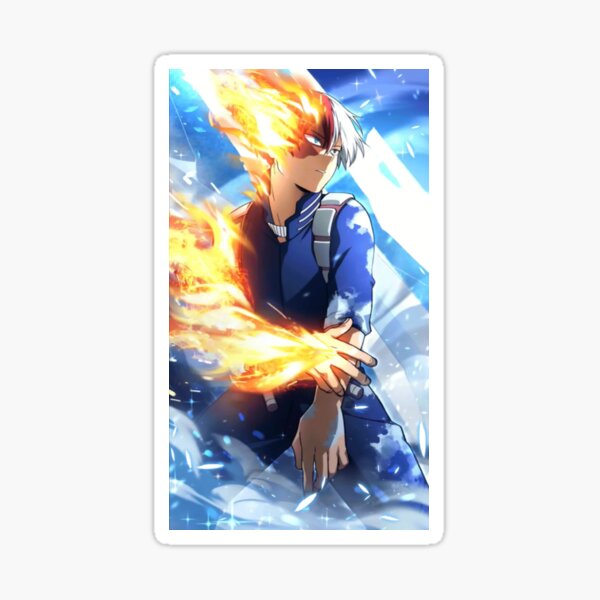 "My Hero Academia Todoroki Shoto" Sticker for Sale by Marucchi | Redbubble