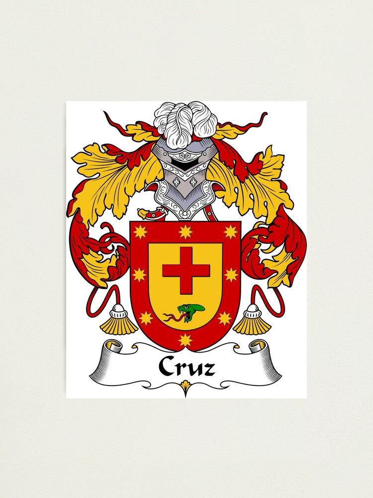 "Cruz Coat of Arms/Family Crest" Photographic Print for Sale by William ...