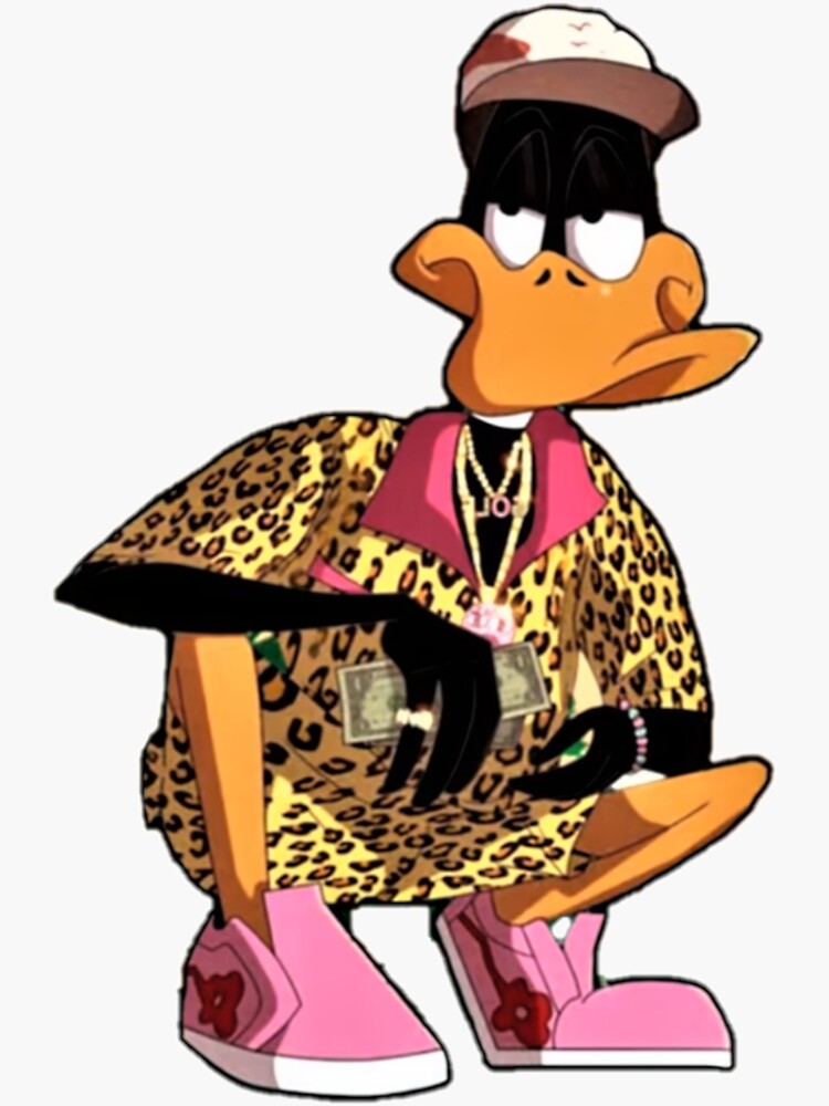 "rich duck rapper" Sticker for Sale by KarmaRoots | Redbubble