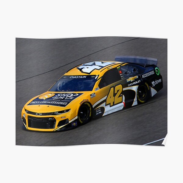 "Ross Chastain racing his nascar racecar" Poster by Therod | Redbubble