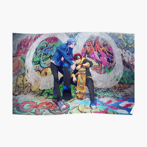 "SK8 the INFINITY Anime Promo - Langa and Reki " Poster by Anime ...