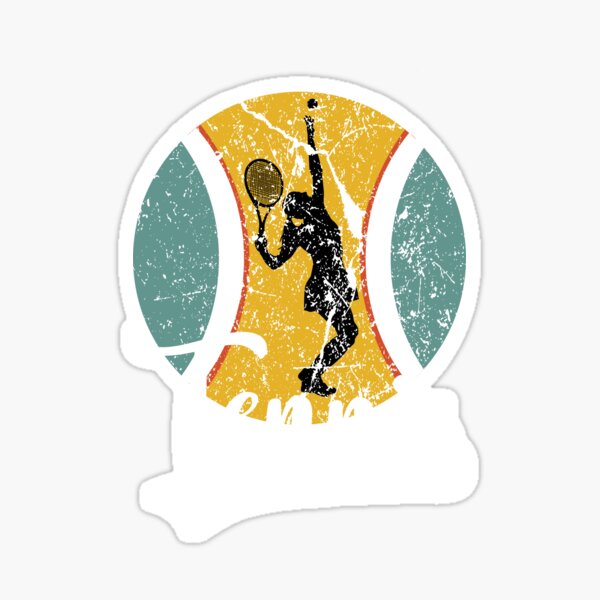 "Tennis Evolution Coach Tennis Player Men's" Sticker by besTmanuFacture ...
