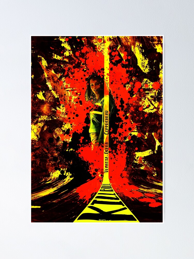 "Vernita Green - Kill Bill - Copperhead" Poster for Sale by Rough ...