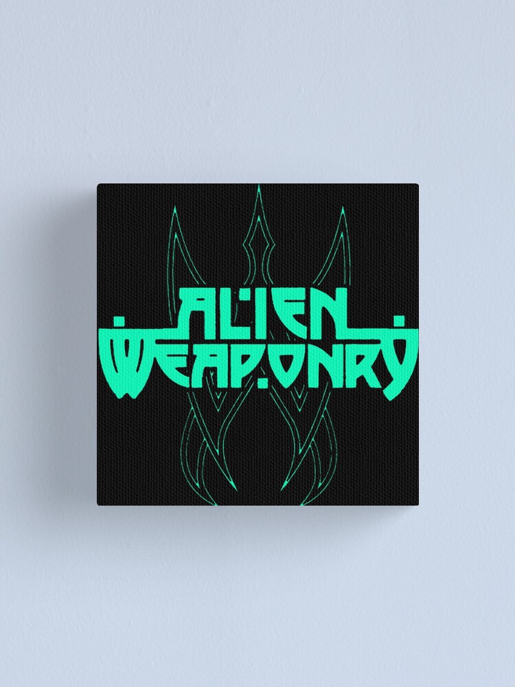 "alien weaponry best new logo" Canvas Print for Sale by bryon973 ...