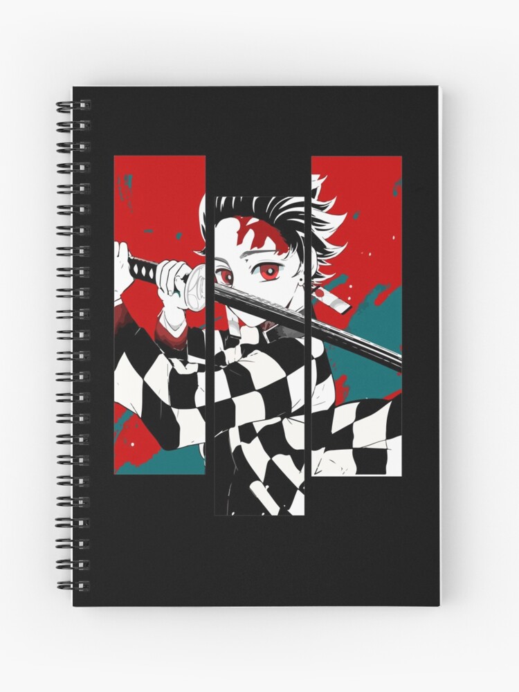 Demon Slayer Tanjiro Kamado Spiral Notebook Papierprodukte Blöcke ...