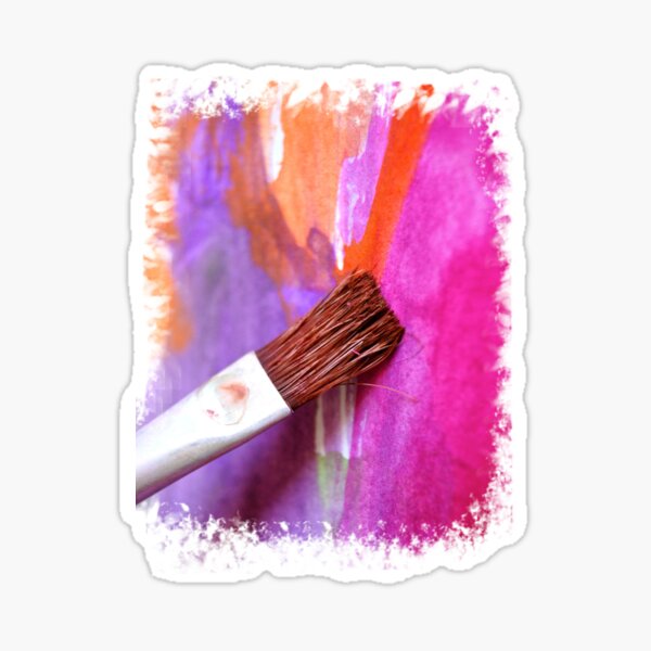 "painting art" Sticker by a7cene | Redbubble