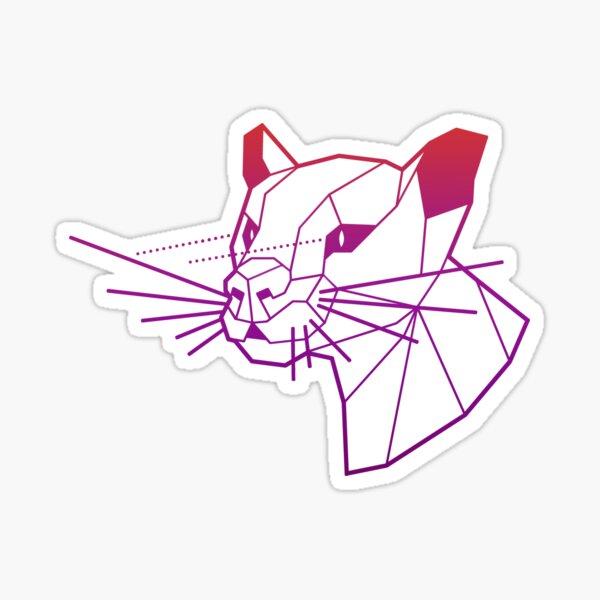 "Ubuntu Focal Fossa Line Work" Sticker for Sale by LochBoch | Redbubble
