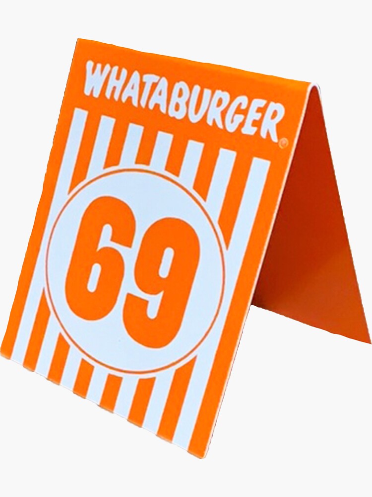 "69 whataburger tent" Sticker for Sale by kkcowboy | Redbubble