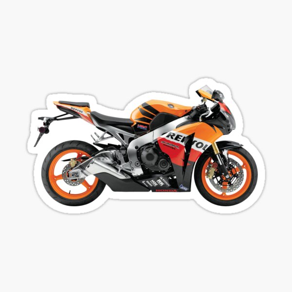 "Racing Bike Sticker" Sticker for Sale by croossuzanne | Redbubble